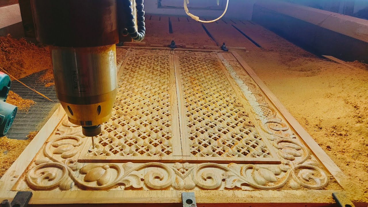 CNC ROUTER MACHINE MAKING 3D 2D DESIGN - YouTube