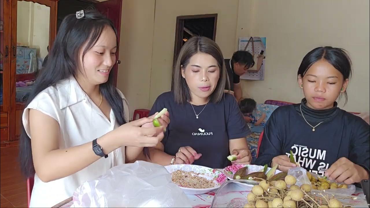 nrog peb noj qaub kub nyug ua ke nawb qab tiagtiag - YouTube