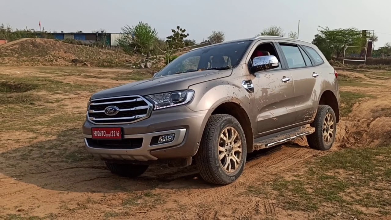 New Ford Endeavour bs6 2020 Off road capability - YouTube