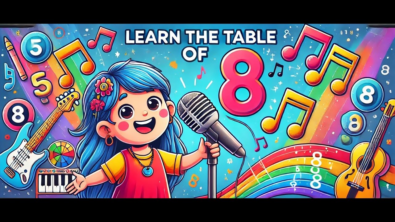 Learn the Table of 8 with a Fun Song! - YouTube