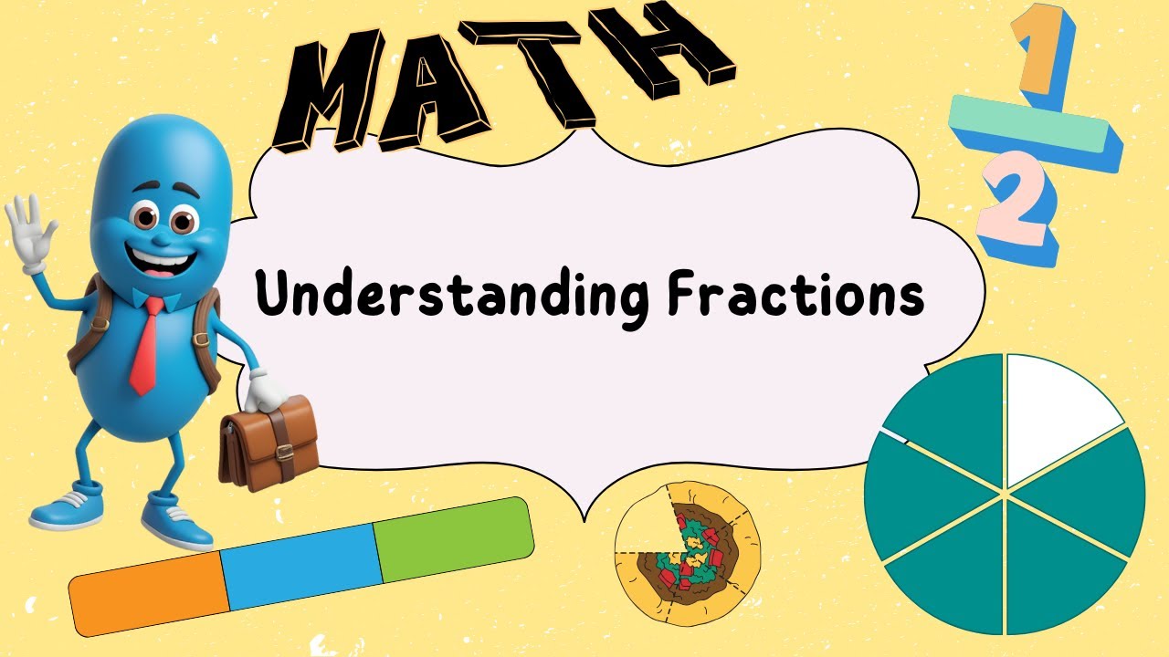 Basic Fractions Explained: Fun Animated Math Lesson for Kids - YouTube