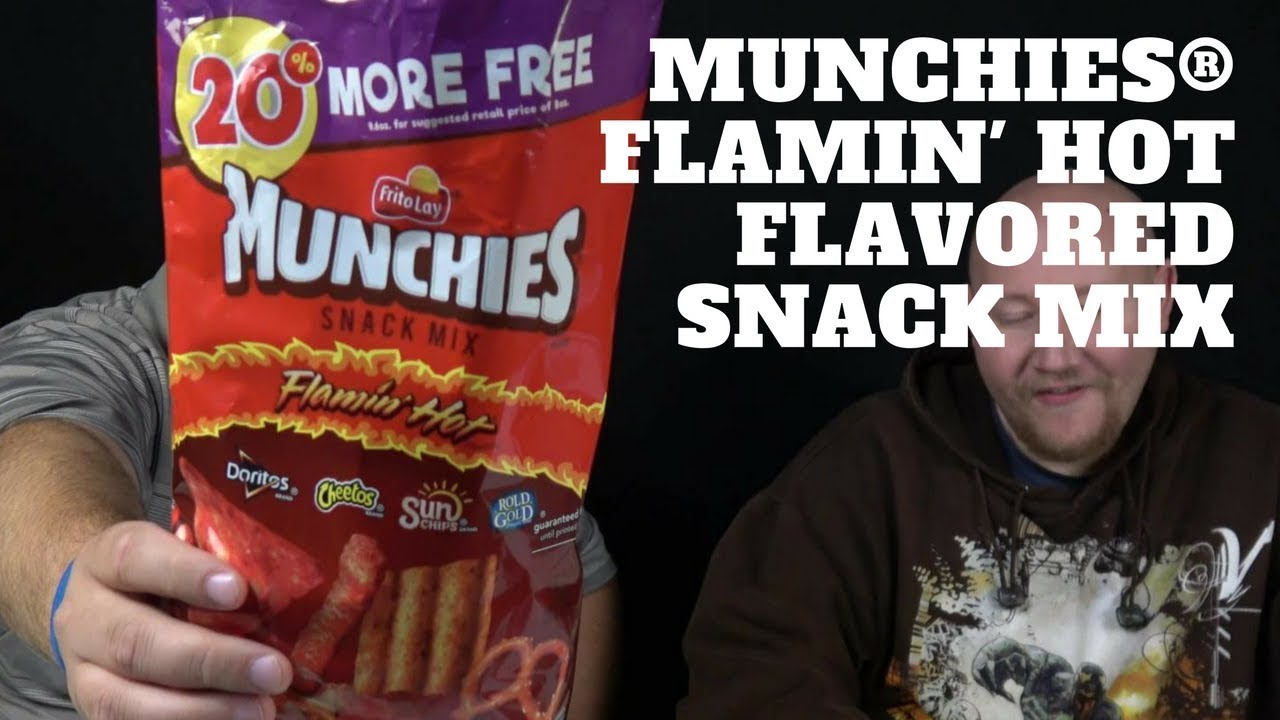 MUNCHIES® FLAMIN' HOT® Flavored Snack Mix - YouTube