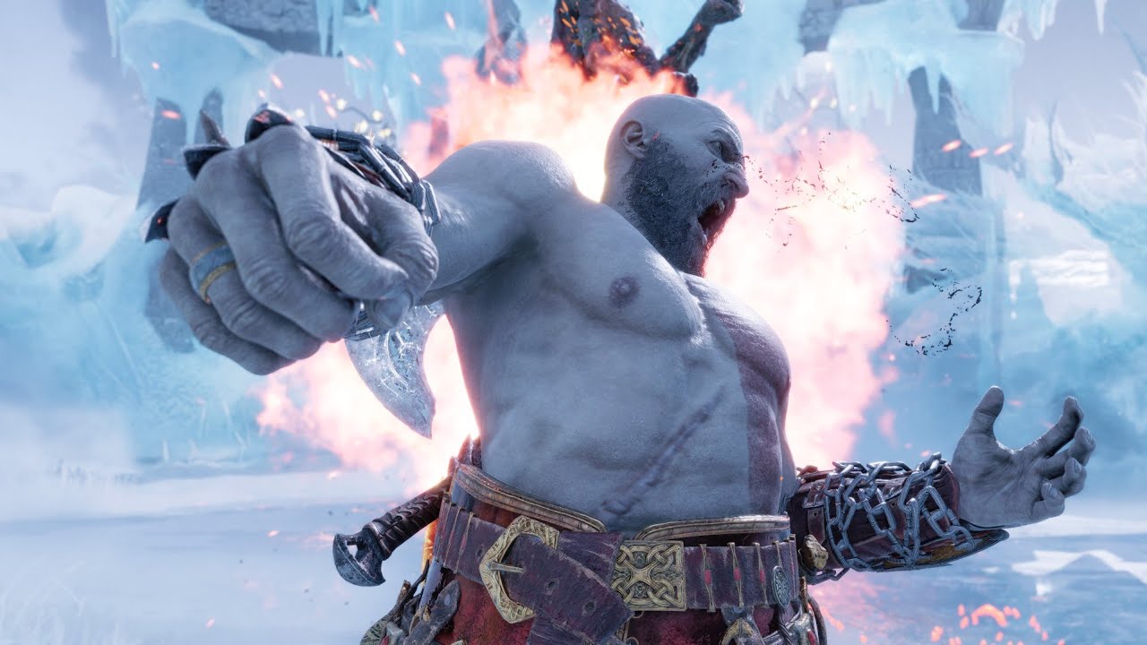 Kratos throwing his axe in crispy 4k 60 FPS - YouTube