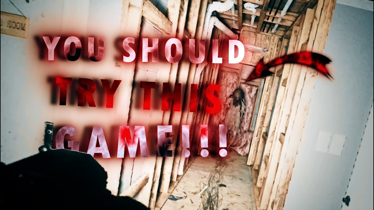 YOU ALL SHOULD TRY THIS HORROR GAME - YouTube