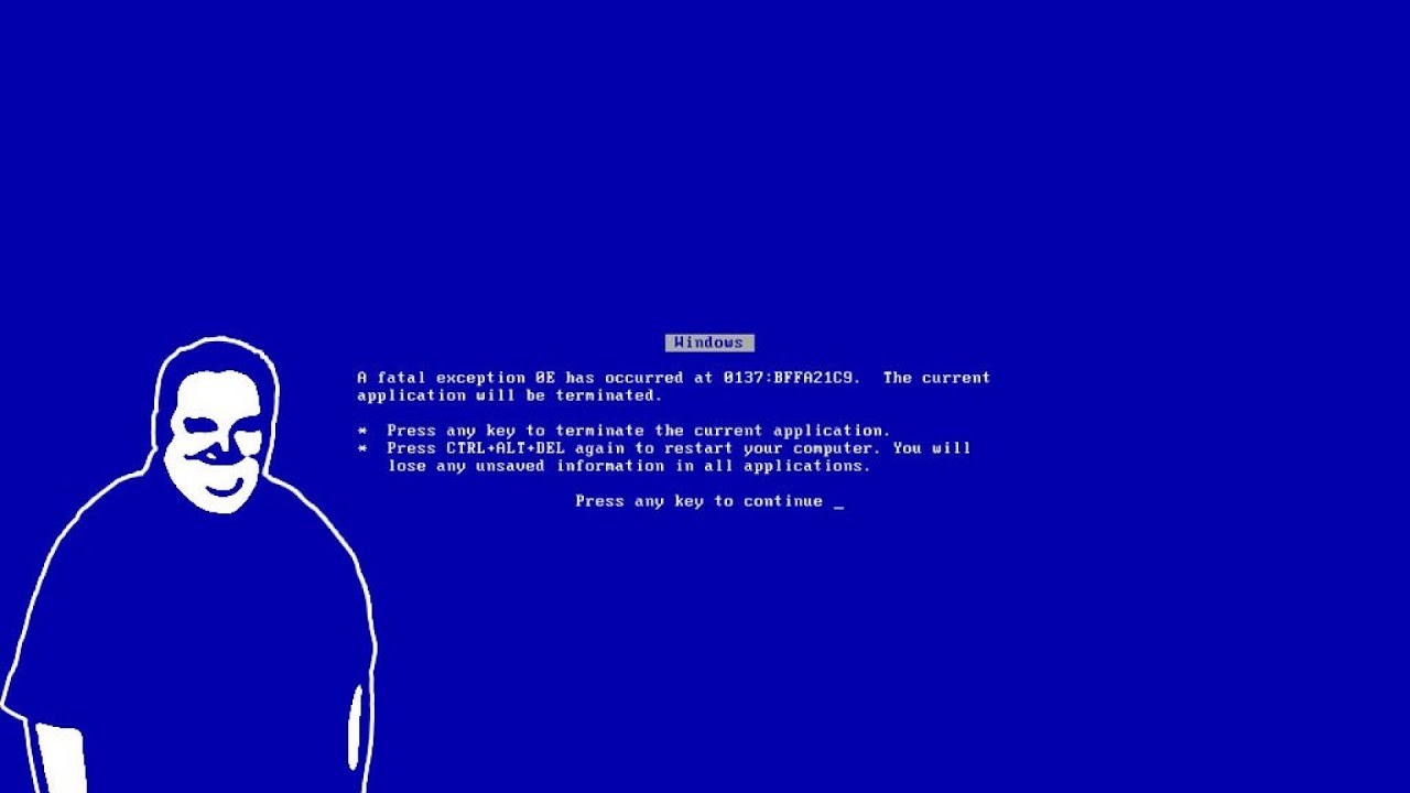 Manual Bluescreen Of Death - YouTube