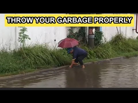 THROW YOUR GARBAGE PROPERLY - YouTube