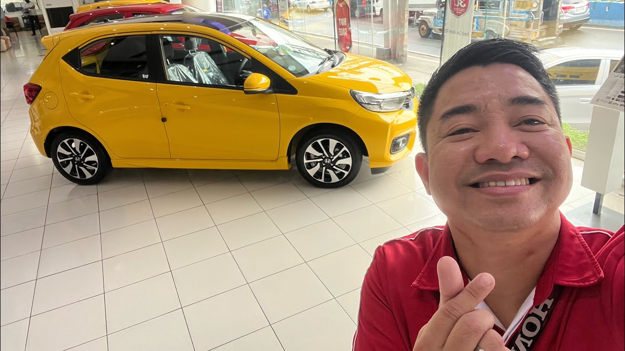 2022 Honda Brio RS Blacktop CVT(Carnival Yellow) - YouTube