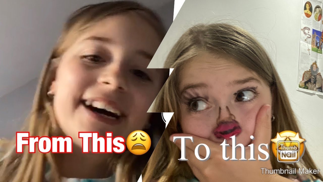Tiny face makeup tutorial ️🤣 - YouTube