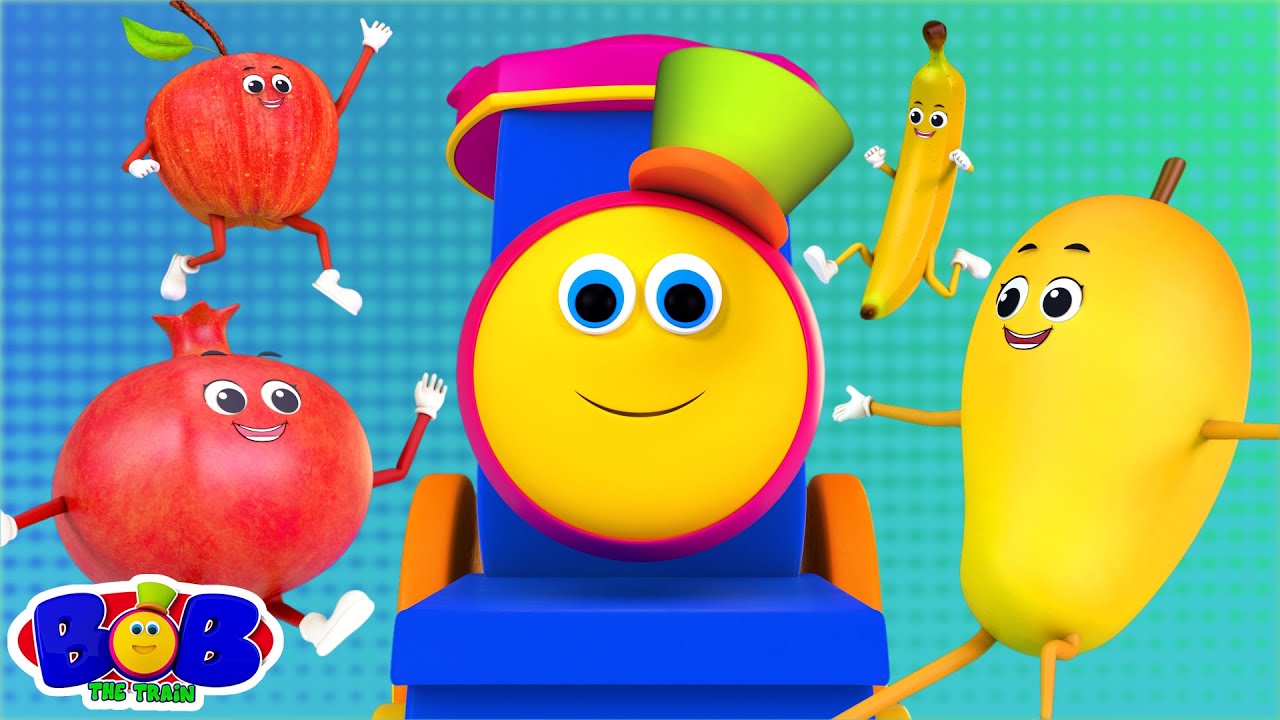 Phalon Ka Gana, फलों का गाना, Learn Fruits with Bob the Train Hindi ...