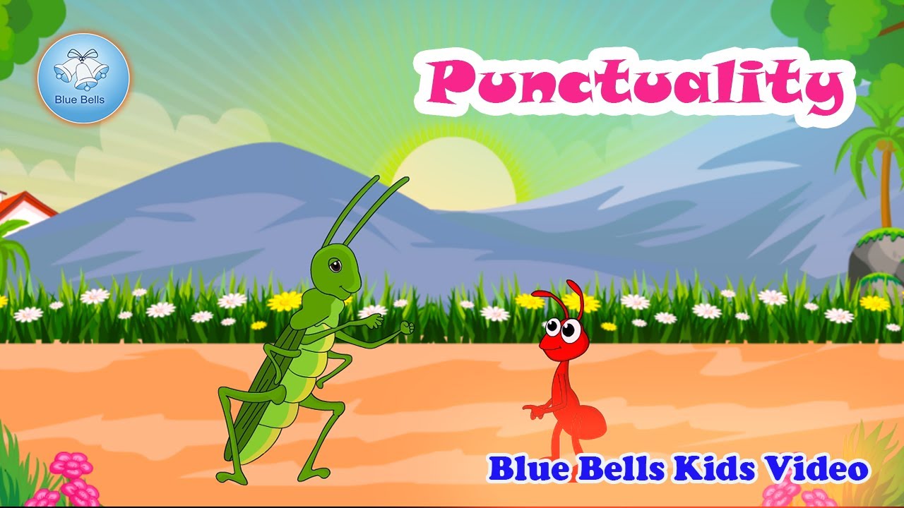 Punctuality | Stories for kids | Ch - 03 | Moral Value - 3 | Blue Bells ...