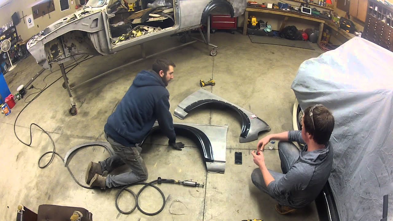 1969 BMW 1600/2002 Ireland Engineering Front Fender Flare Installation ...