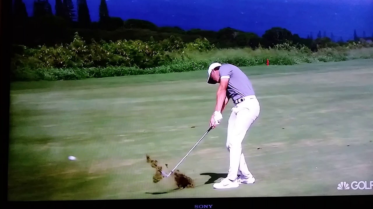 Cameron Champ golf swing 2019 -FO- DTL- face on rear view - YouTube