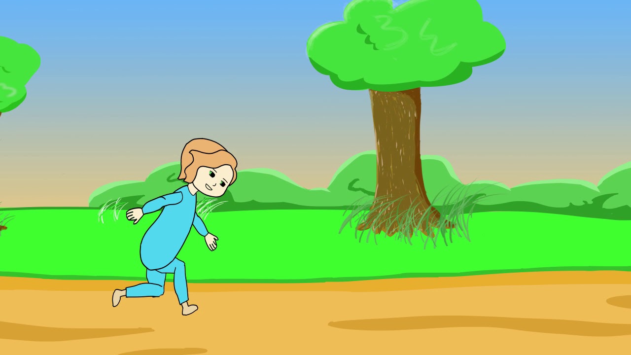 Animasi jump and walk cycle - YouTube