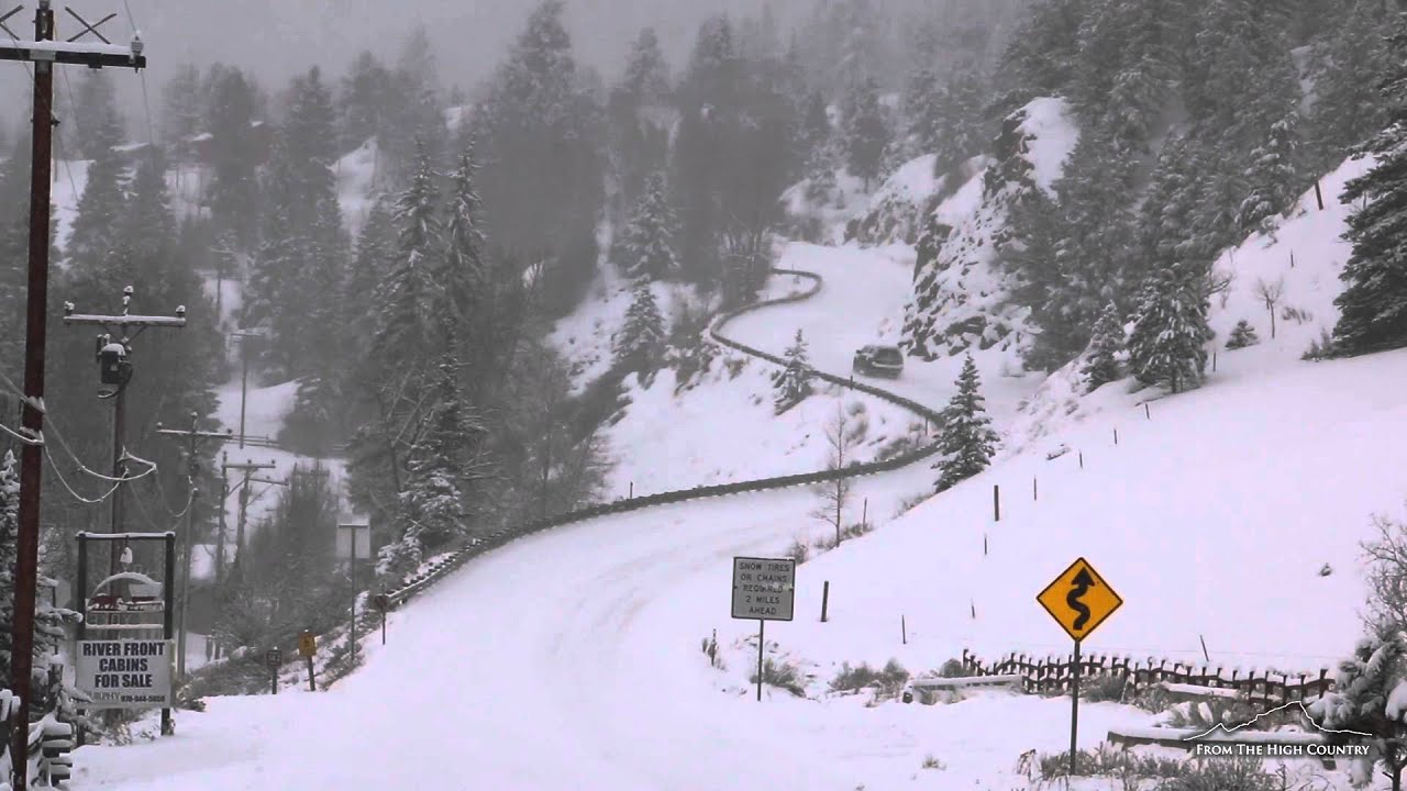 Highway 149 During a Snowstorm - Lake City, Colorado - YouTube