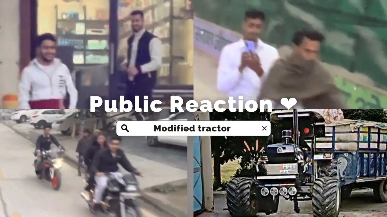 🚜🔥🥰 Modified new holland 3630 with monster tyre public reaction recoded | Blue beast ...