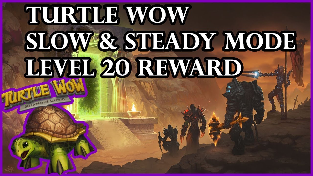Turtle WoW - Slow & Steady Mode - Level 20 Reward - YouTube