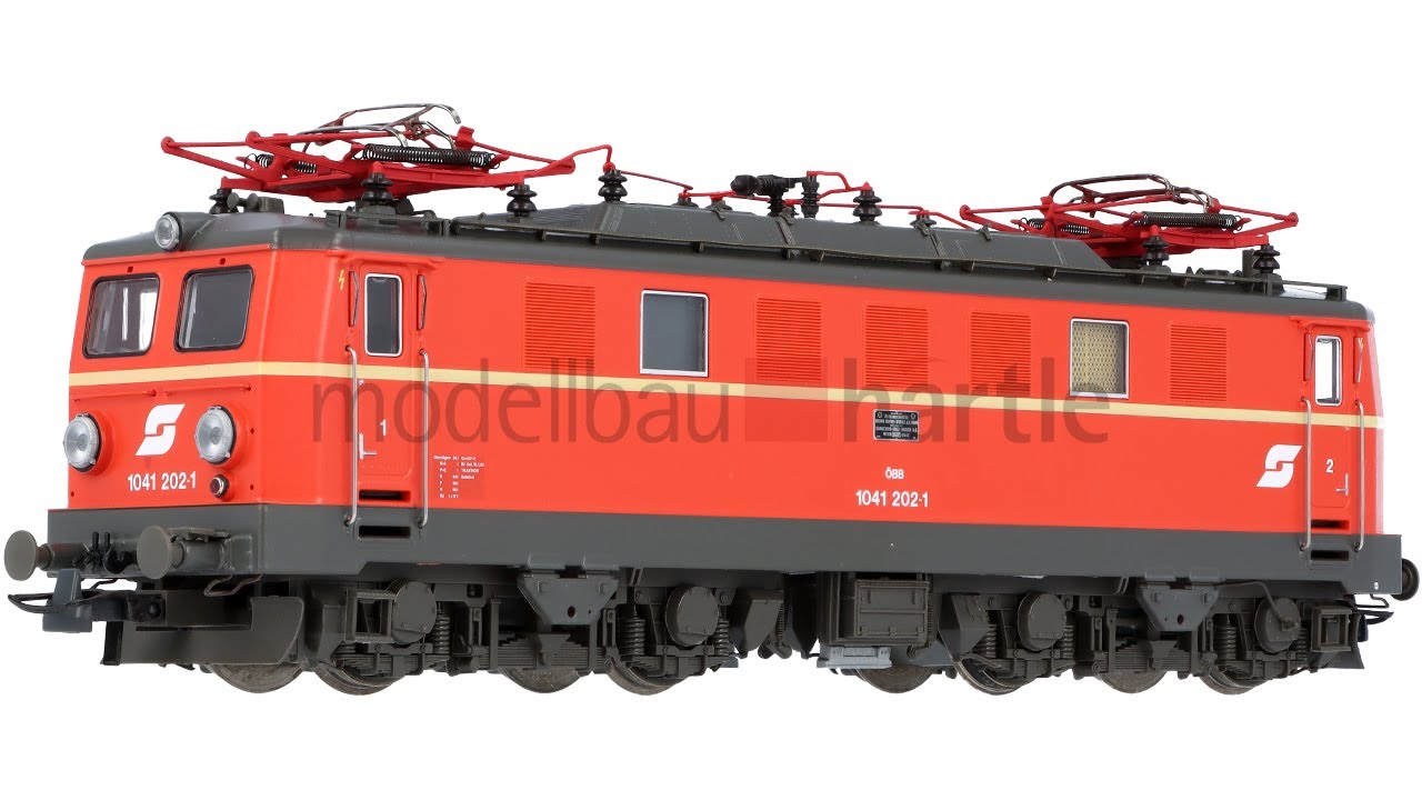 Roco 73966 / 73967 / 79967 E-Lok Rh 1041 202 ÖBB | Spur H0 - YouTube