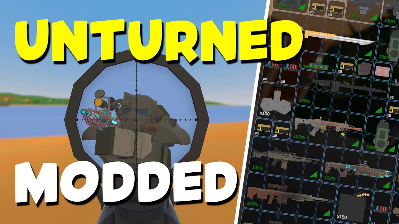 Unturned PvP - Solo Dominating Intense Modded Server - YouTube
