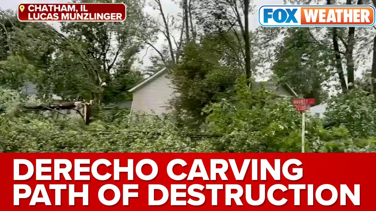'A Lot Of Tree Damage': Derecho Carves Path Of Destruction Across ...