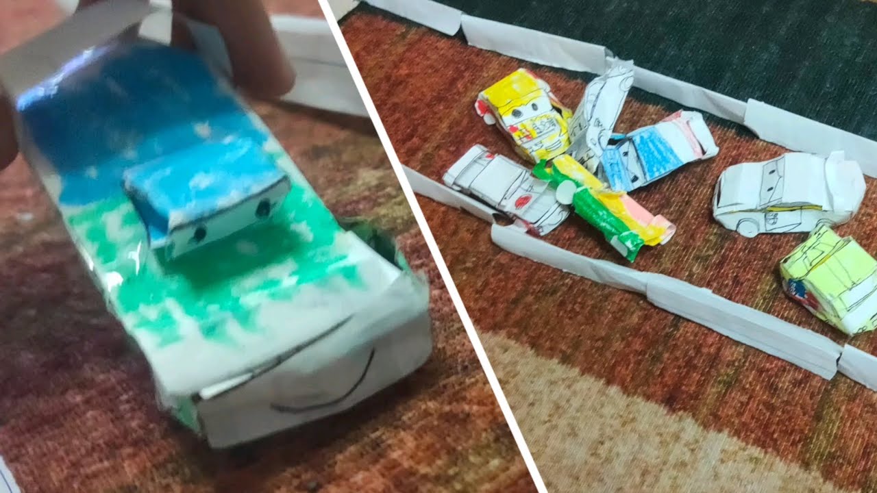 All Cars 2 italy crash papercraft but is Indonesian - YouTube