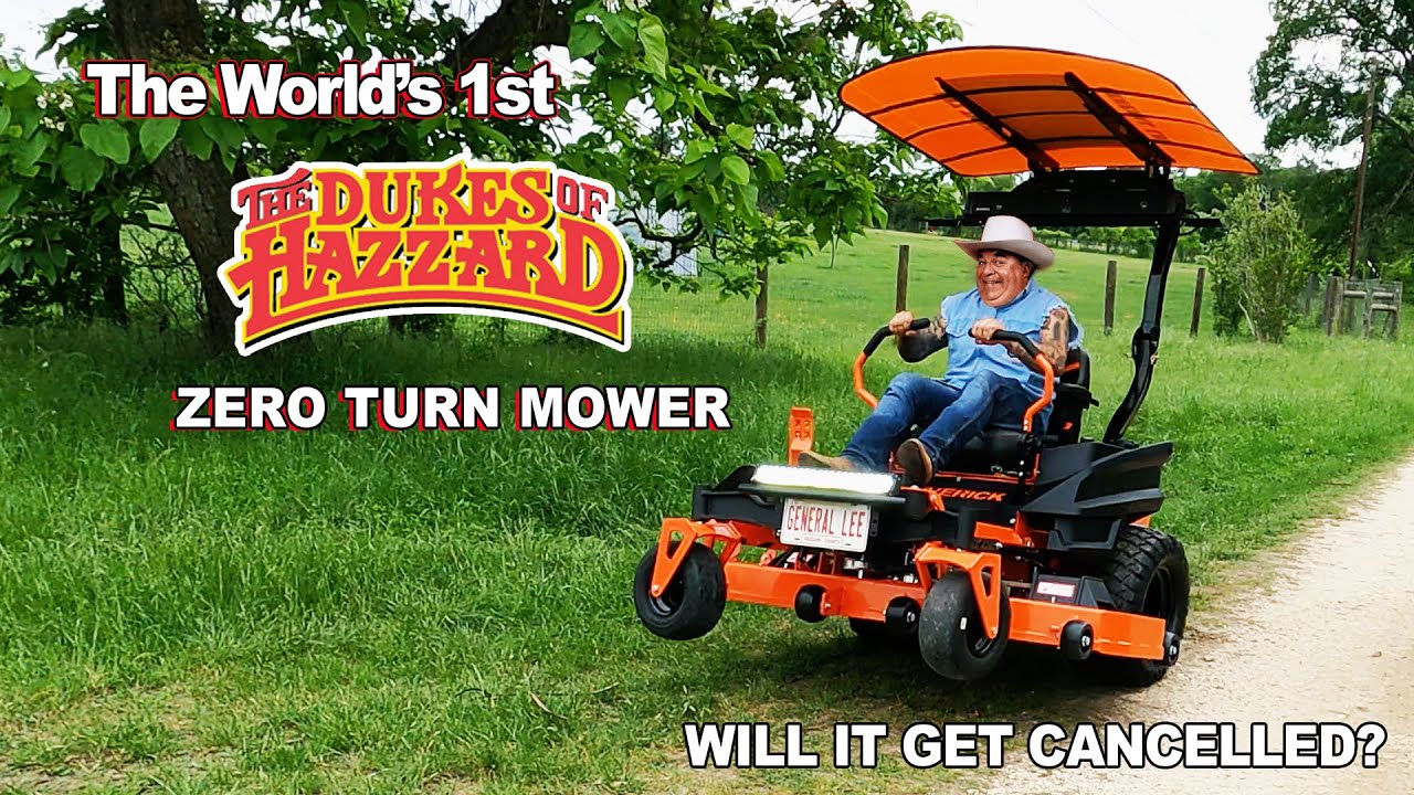 World's 1st General Lee Zero Turn Mower Goes Wheels Up! || Dukes of ...