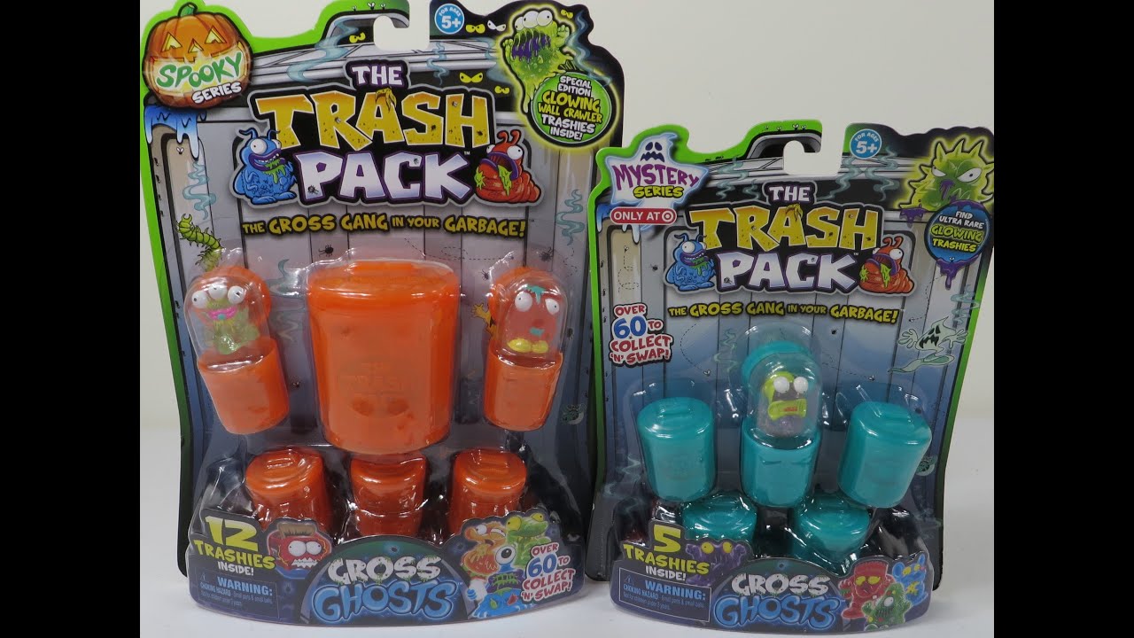 Halloween Trash Pack Trashies Gross Ghosts Mystery Spooky Series Round ...