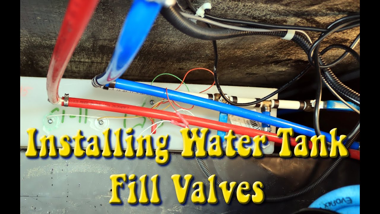 Installing Water Tank Fill Valves - YouTube