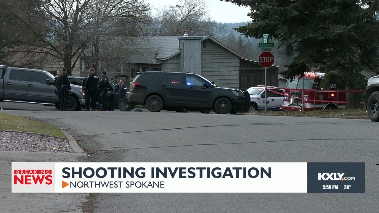Spokane Police investigating shooting in northwest Spokane - YouTube