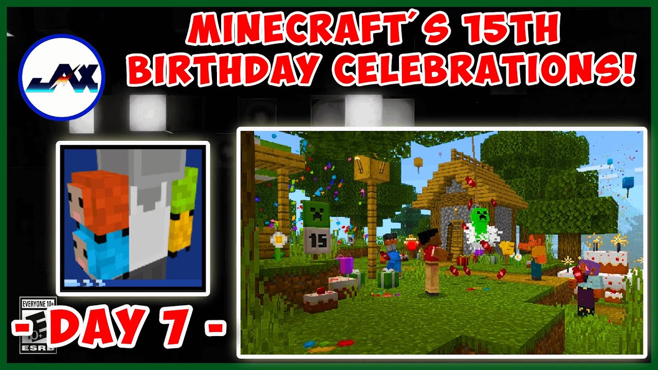 🎂 DAY 7 Free Items and SUPER FUN Addon of 15th Birthday Minecraft ...