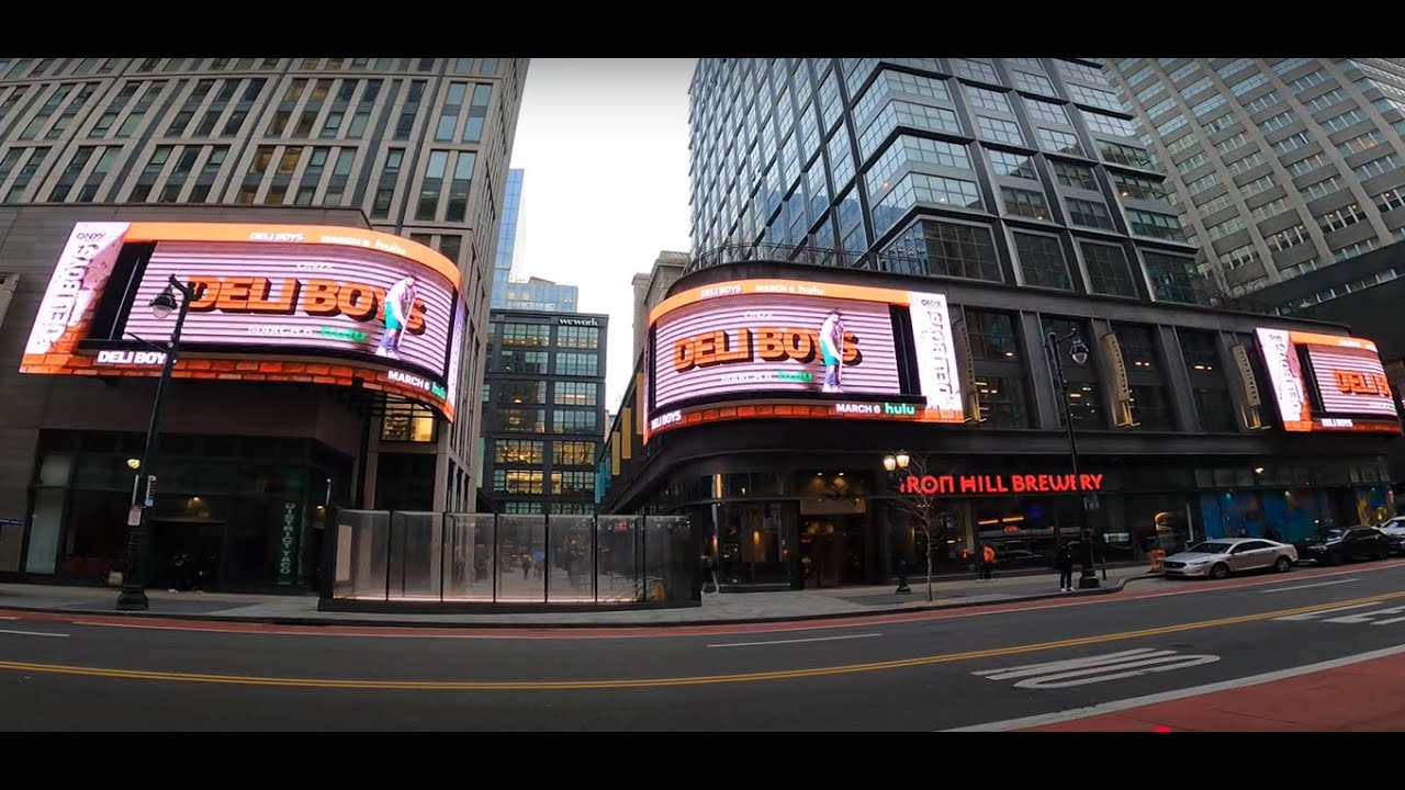 NYC-STYLE BILLBOARDS LIT UP Monday Evening on the 1100 Block of Market ...