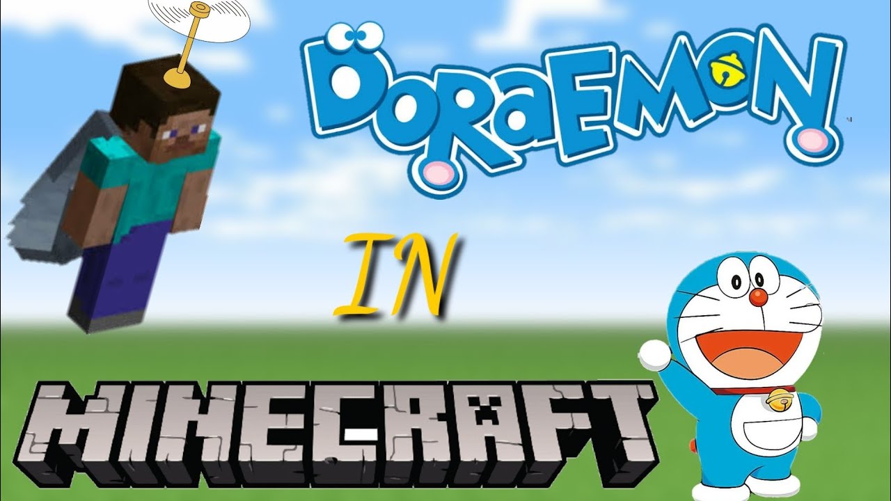 DORAEMON GADGET In MINECRAFT || FT. NOBITA & DORAEMON - YouTube