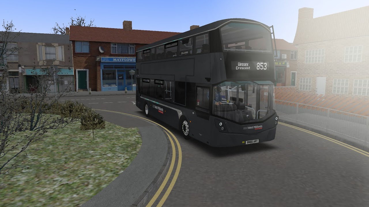 OMSI 2 route 853 Herefield Station to Bowdenham - YouTube
