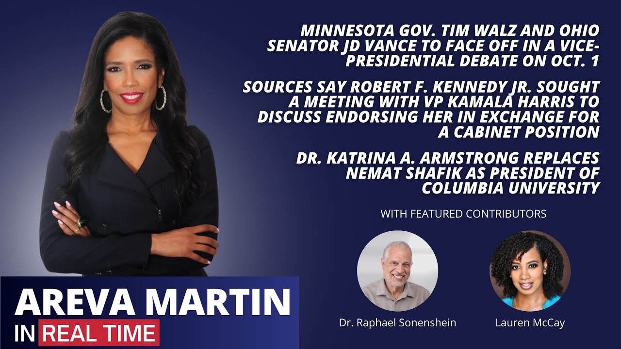 Areva Martin in Real Time August 15, 2024 4 PM - YouTube