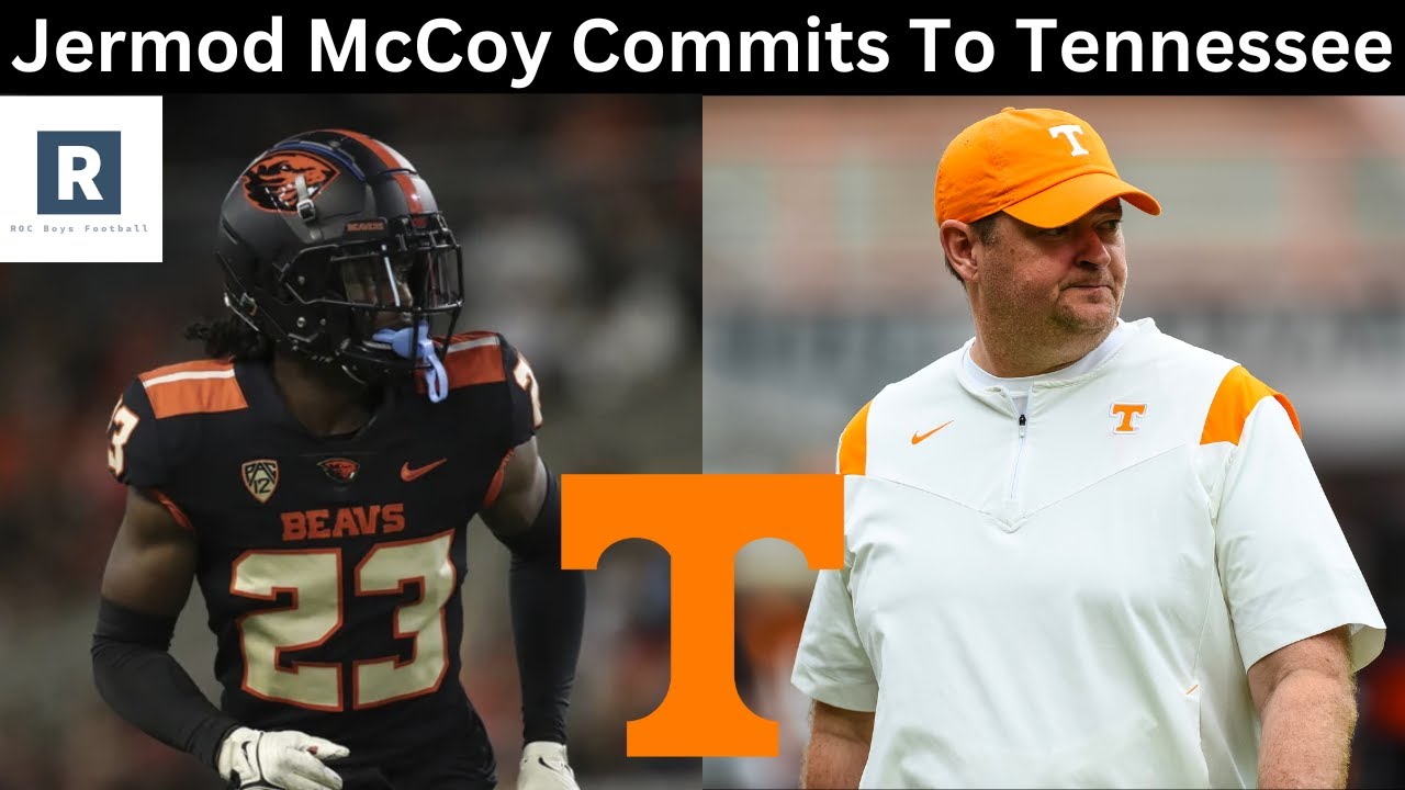 Jermod McCoy Commits To Tennessee | Tennessee Transfer Portal Update ...
