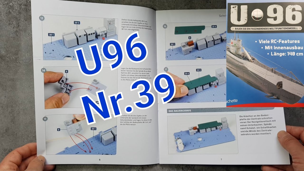 U96 Hachette, Nr. 39 Model 1:48 - YouTube