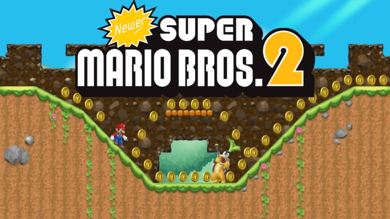 Newer Super Mario Bros.2 #2 Walkthrough 100% - YouTube