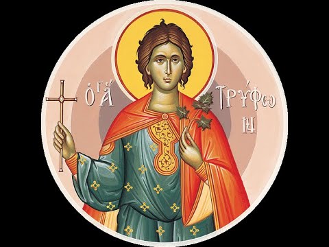01/02/2025. 07:15 π.μ. ΑΓΙΟΥ ΤΡΥΦΩΝΟΣ ΜΑΡΤΥΡΟΣ - YouTube