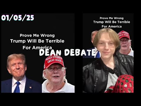LIVE: 01/05/25 Dean (@itsdeaann) Debate - Why Do You Support Trump ...
