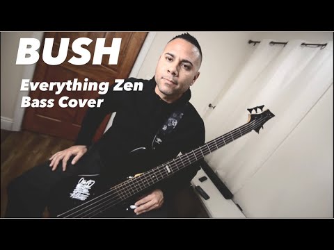 BUSH-Everything Zen Bass cover - YouTube