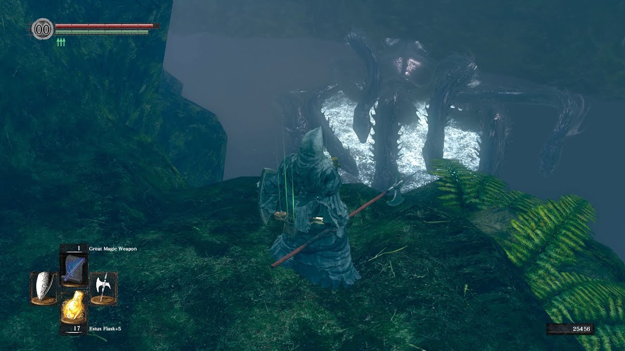 DS1:R - Taking down the Hydra in Darkroot Basin on the first attempt ...