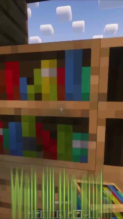 Secret Minecraft Bookshelf Door! - YouTube