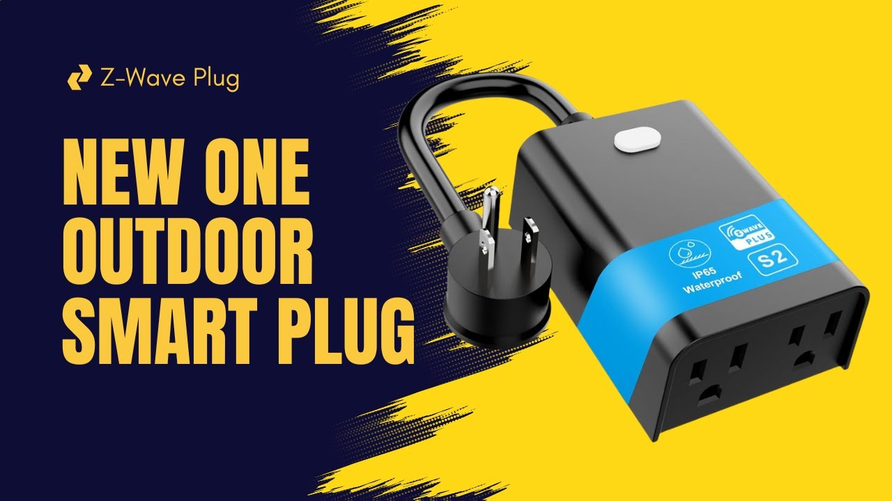 New One Z-Wave Outdoor Smart Plug IP65 Rated Home Assistant - YouTube