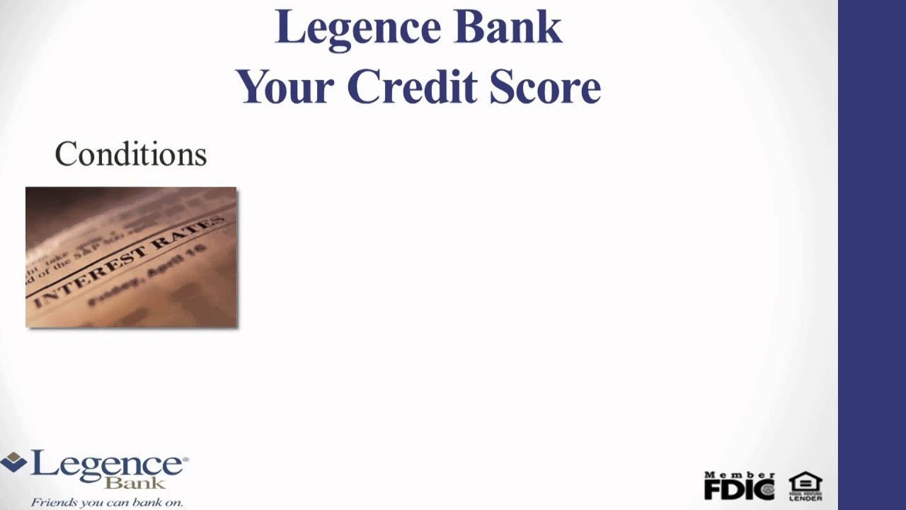 Legence Bank University - Credit Scores - YouTube