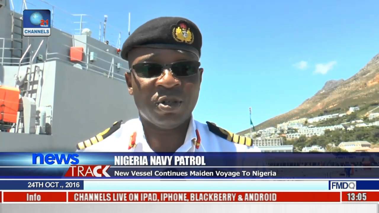 Nigeria Navy Patrol: NNS Unity Berths In South Africa - YouTube
