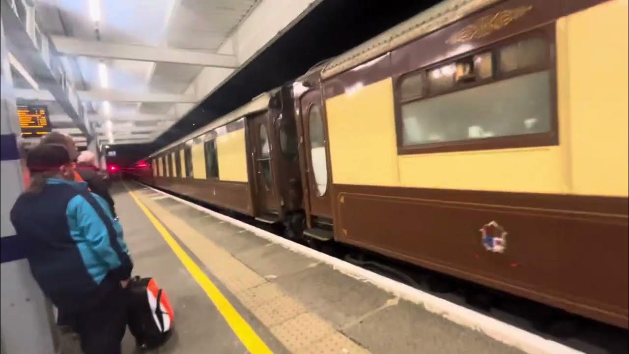 I SAW THIS BEAUTIFUL TRAIN ON MY WAY HOME/PULLMAN BRITISH TRAIN/DOVER PRIORY/GWEN/FESTIVE DINNER ...