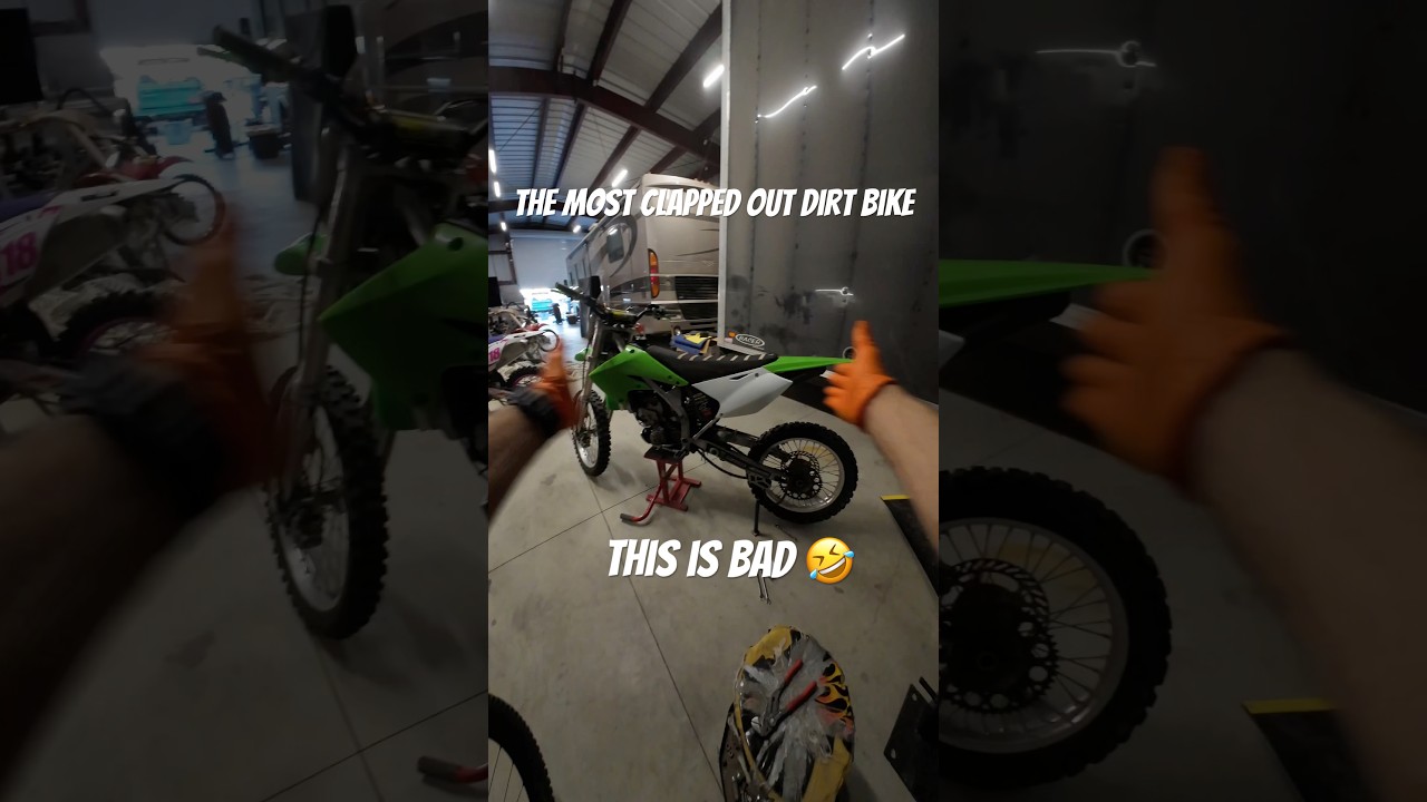 The Most Clapped Out Dirt Bike. #dirtbike #bikes #kawasaki - YouTube