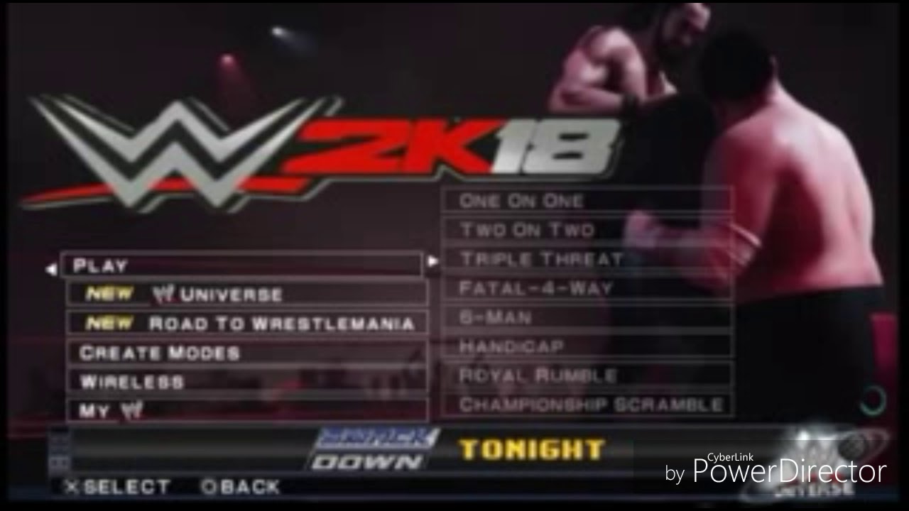 WWE 2k18 PSP High Graphics by freakin' styles - YouTube