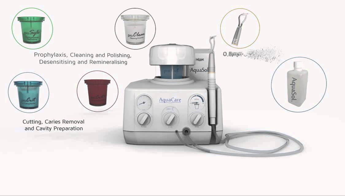 AquaCare Air Abrasion and Polishing Unit - YouTube