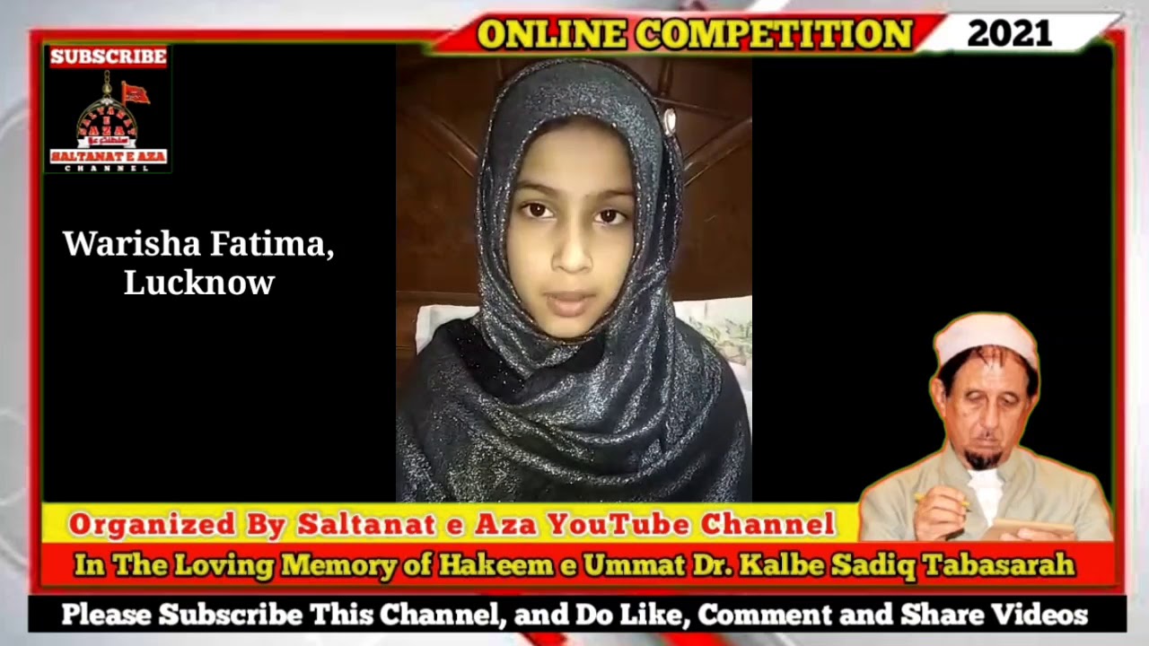 Online Competition 2021 | 644_Warisha Fatima | Lucknow - YouTube