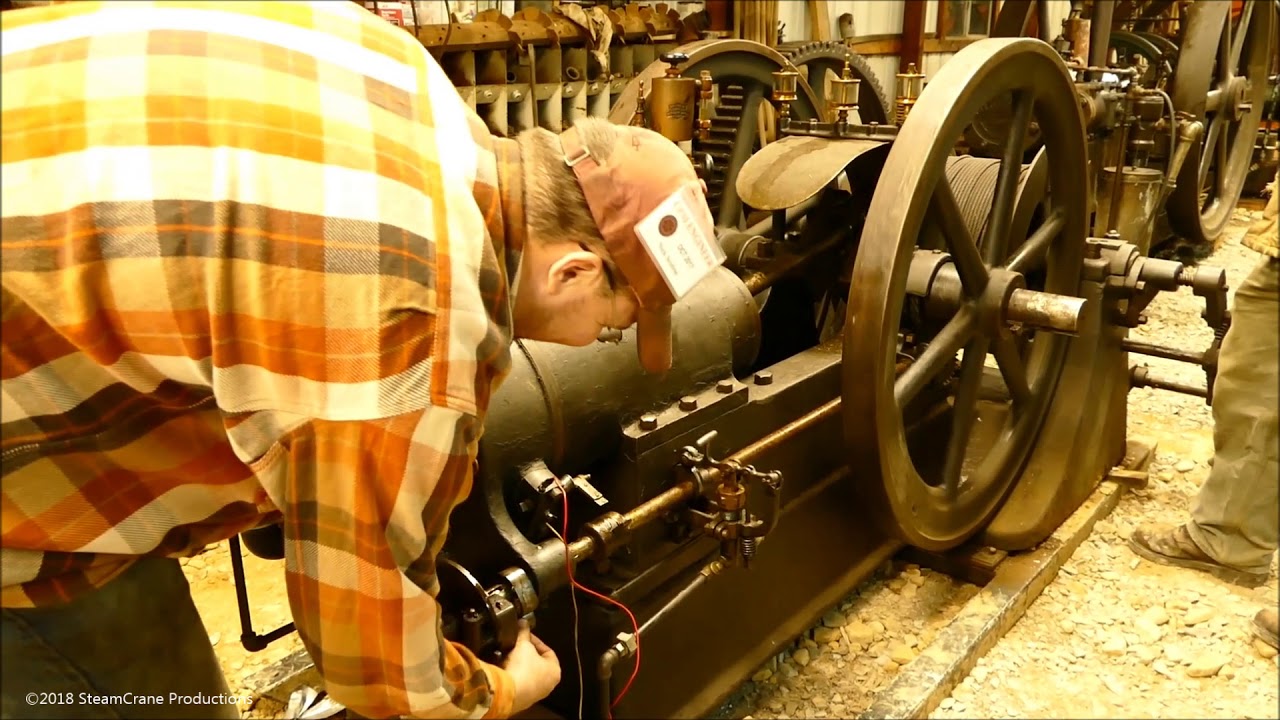 Starting a 15 HP Witte Mine Hoist Engine (maybe) - Coolspring Fall 2017 ...